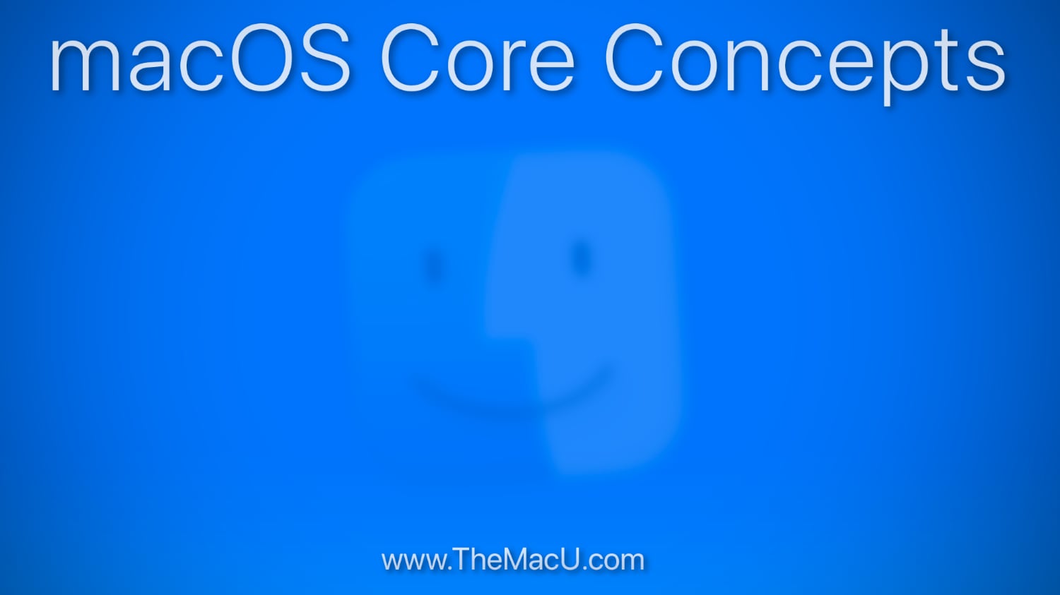 macOS Core Concepts Tutorial - TheMacU.com